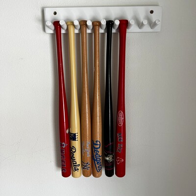 Mini Bat Rack Display 9-17 Bats Collectible Bats Baseball - Etsy