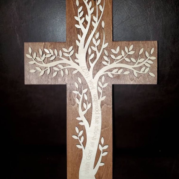 Tree Cross SVG, EPS &PNG Files - Etsy