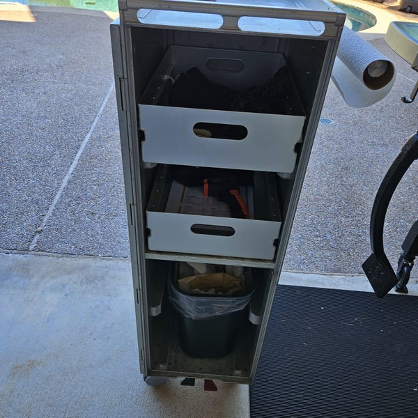 Brand New Galley Container Night Stand Side Table Galley Box Canister ...