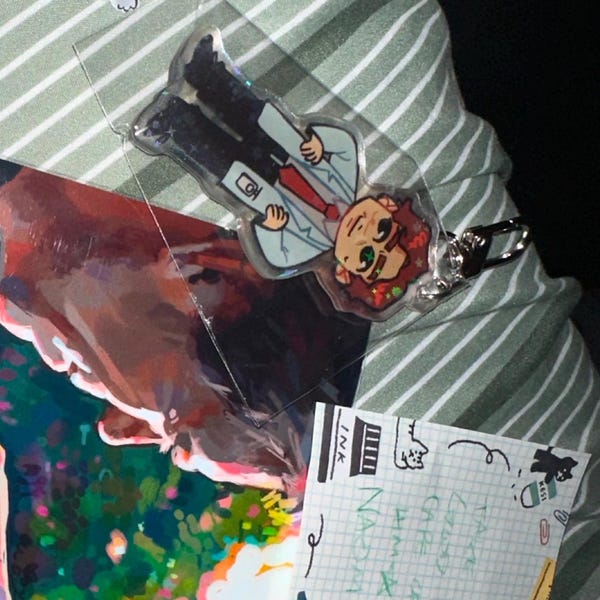 3 Inch House MD Greg House James Wilson Holographic Acrylic Charm ...