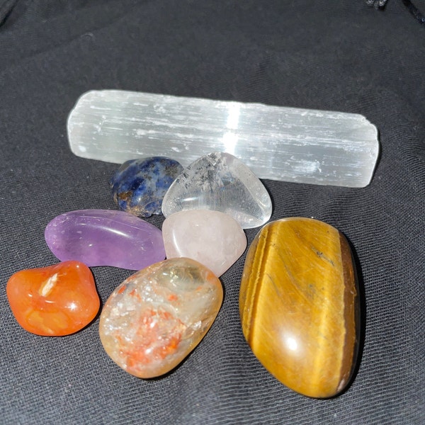 Mini Chakra Bag, Small Chakra Set, Beginners Chakra Set, Crystal Gift ...