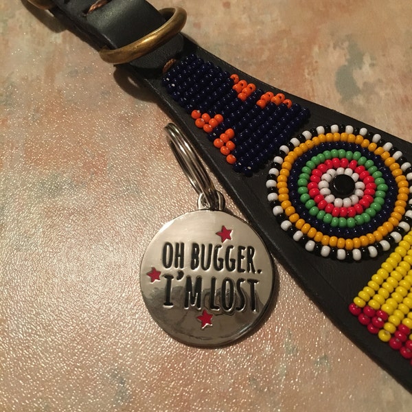 Oh Bugger I'm Lost Dog Tag - Etsy