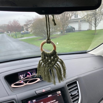 Macrame Car Diffuser, Essential Oil Diffuser, Ornament, Great Gift Idea ...