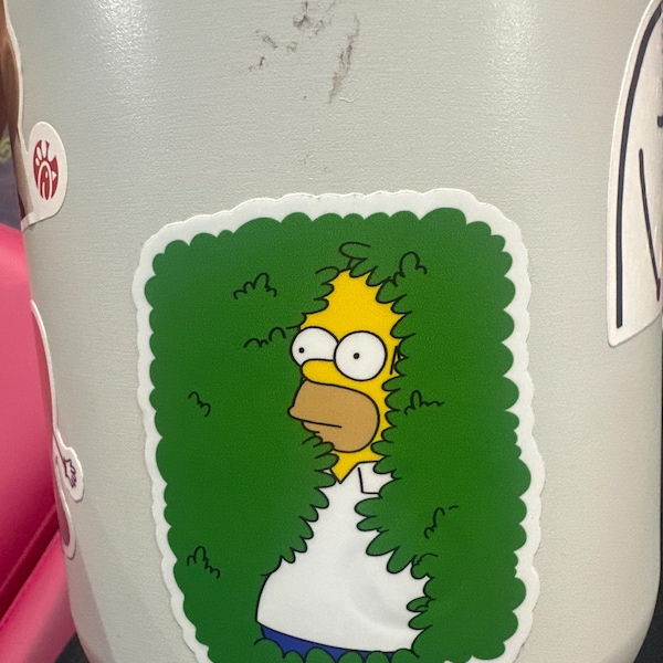 Homer Simpson in the Bushes Meme, Digital Art Print | Instant Download ...