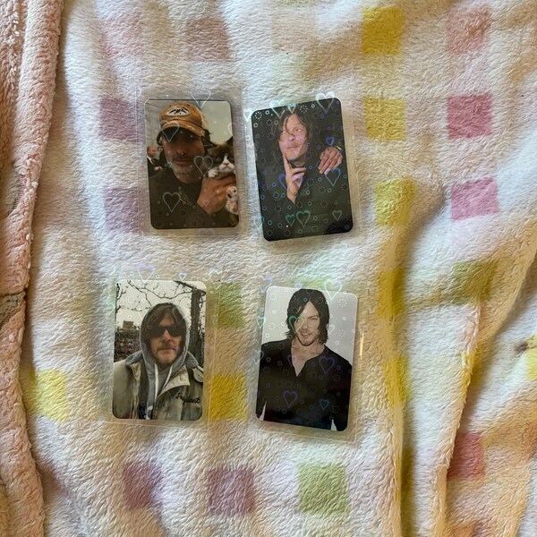 Norman Reedus Fan Photocard, Twd Fan Art, the Walking Dead Fan Merch - Etsy