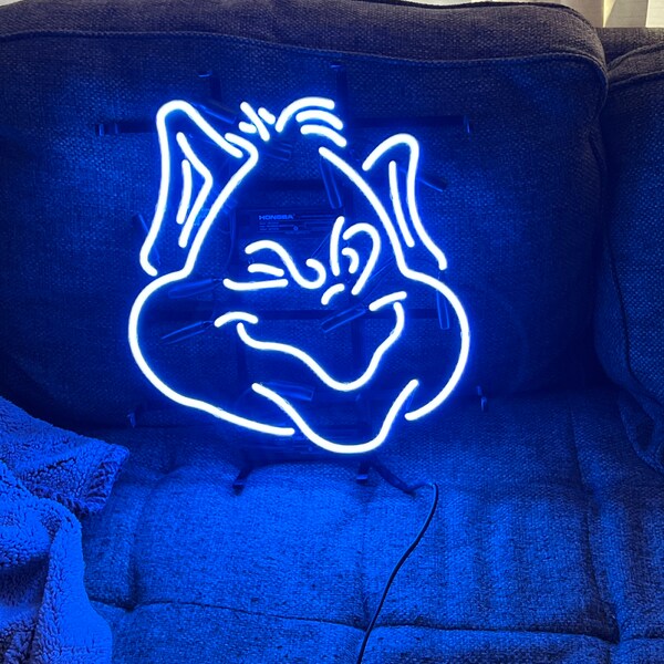 Handcrafted Green Cactus Jack Rap Fan Man Cave Light Decor Wall Mount ...