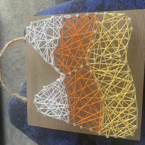 Pumpkin Pie String Art PATTERN | DIY Christmas Thanksgiving Holiday ...