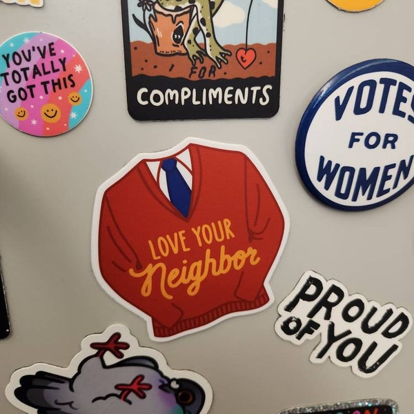 Mister Rogers Sticker - Cute Sticker - Sweater Sticker - Bible Verse ...