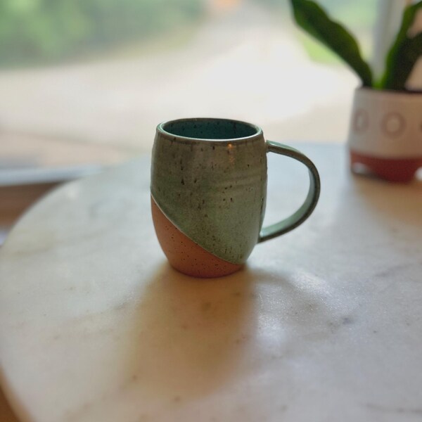 Sea Turtle Mug Ocean Life Mug Sea Turtle Gift Handmade Pottery Mug ...