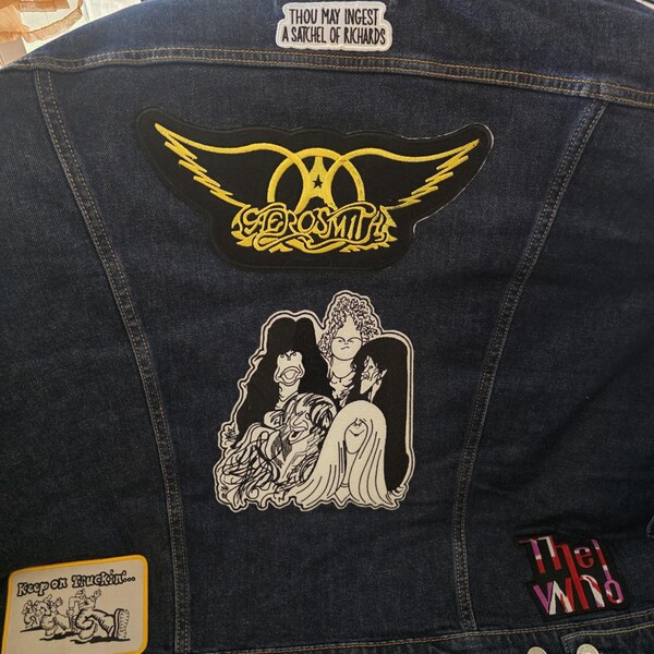 Motorcycle Patches - Rocker Patch Set - Iron on Custom Back Patch ...