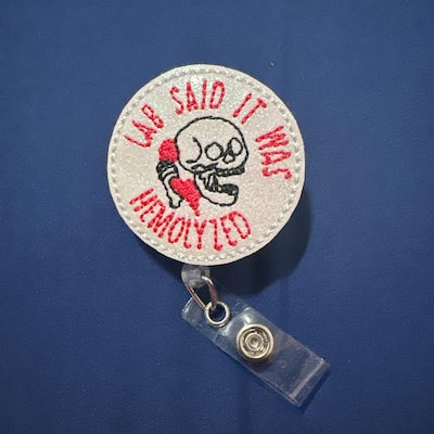 Fertility Badge Reel OBGYN Labor and Delivery Feltie Badge Reel ...