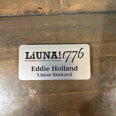 Custom Engraved Name Tags Personalized Engraved Employee Office Name ...