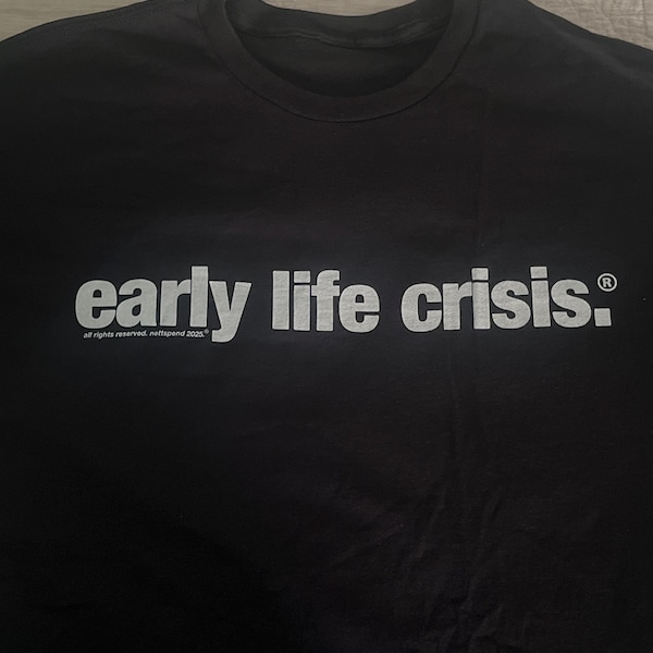 Nettspend Early Life Crisis Osamason Tour Merch T-shirts Tees All ...