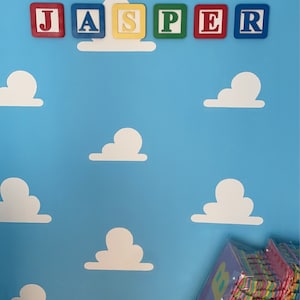 Toy Story Style Wooden Alphabet Blocks. Name Blocks. Personalised ...