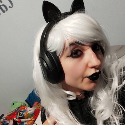 Cat Ears Headset Attachments & Cosplay Props. Twitch Streamer - Etsy