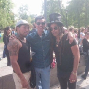 Australian Hand Crafted Black Leather Slash Style / Tribute Top Hat ...