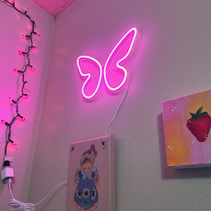 Simple Blessed Natural Display Dual Color LED Neon Sign - Etsy