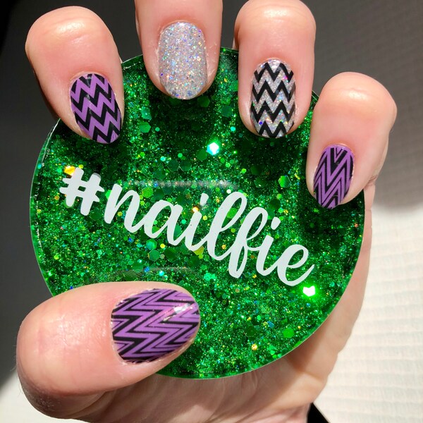 Custom Glitter Nailfie Disc 3 Inch - Etsy