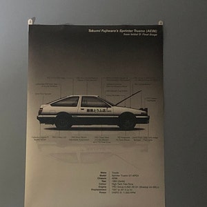 Initial D: Final Stage Project D Takumi Fujiwara Sprinter Trueno GT ...
