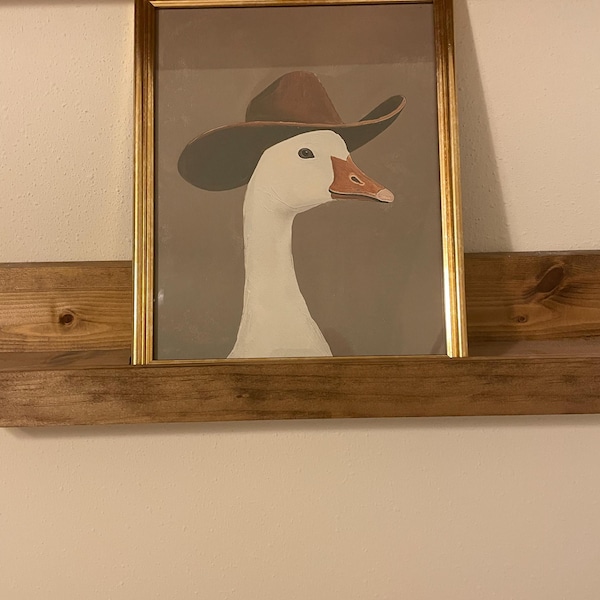 Cowboy Goose Print, Western Nursery Wall Art - Etsy