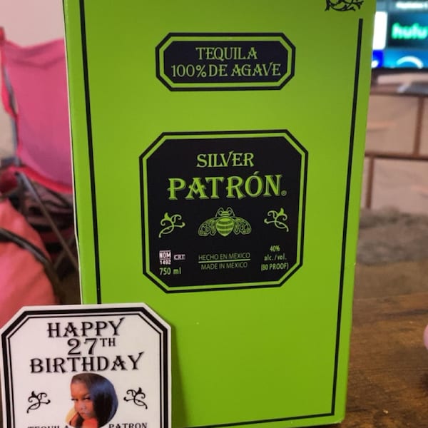 Custom Patron Label, Liquor Label, Graduation Bottle Labels, Grad Gift ...