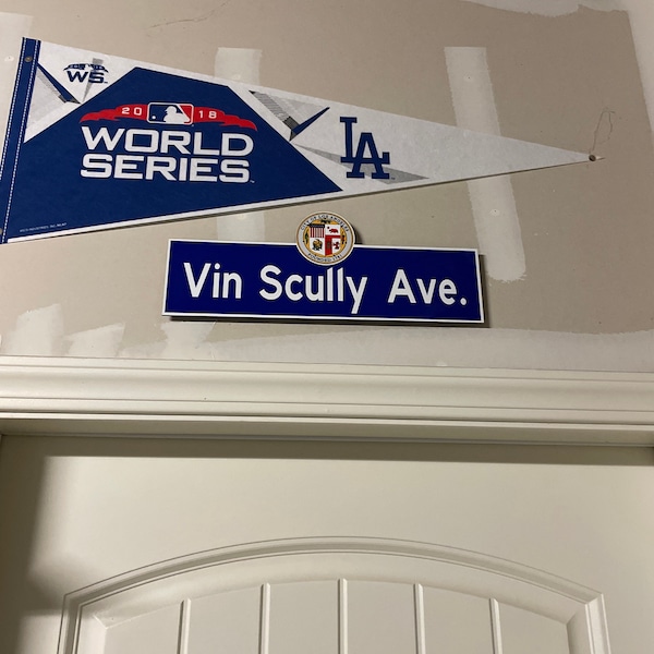 Vin Scully Ave Street Sign - Etsy