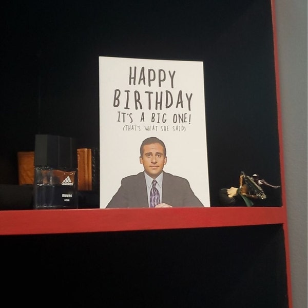 Michael Scott Birthday Card // Funny Birthday Card, the Office US, Jim ...