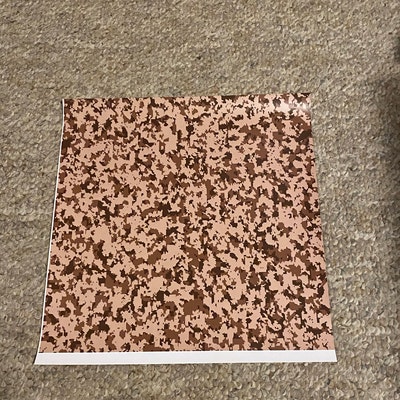 Pixelated Green Pattern Vinyl, Outdoor Permanent Adhesive Vinyl, 12x12 ...