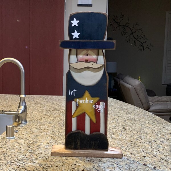 Wood Prim Uncle Sam/24" Tall/ Made PER Order NOT Ready to Ship ...