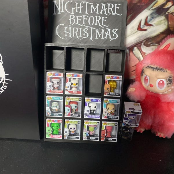 Funko Bitty Pop Display Shelf – Holds 16 Mini Figures | 3D Printed ...
