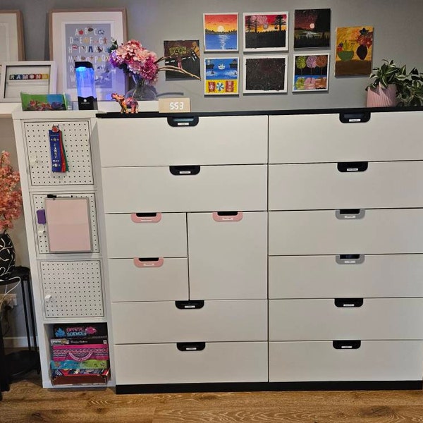 IKEA Alex Drawer Handle With Label Holder • Home Organizing Various ...