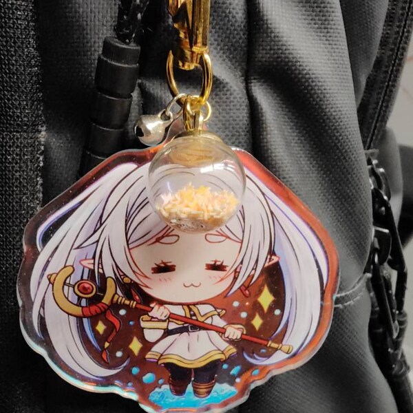 Boochi the Rock! - Epoxy Acrylic Keychains / Charms With Glitter Epoxy ...