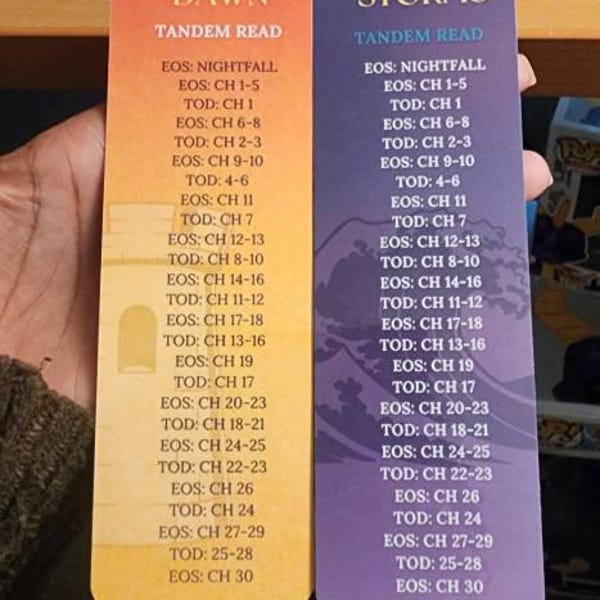 TOG Tandem Read Bookmark | Empire of Storms Bookmark | Tower of Dawn ...