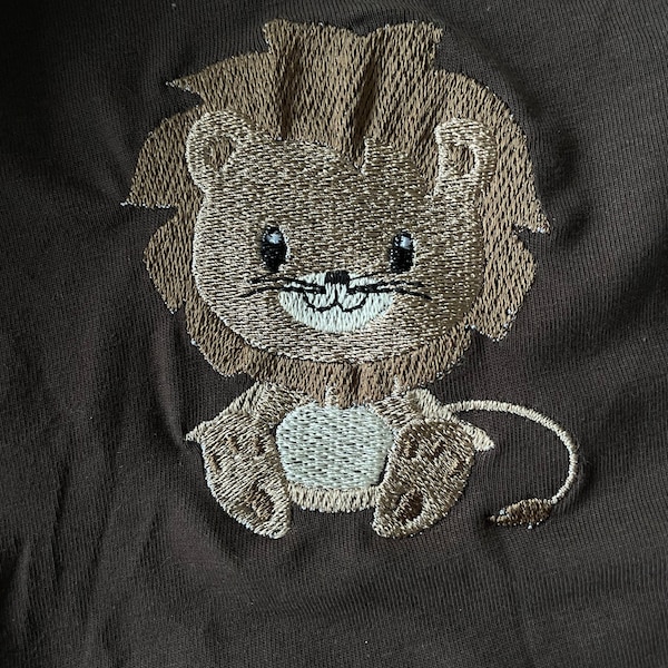 Baby Boy Lion Embroidery Design, Animal Embroidery Design, Machine ...