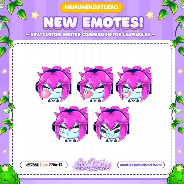 6x Custom Animated Emotes, Emojis, Sub Emotes for Your Twitch, Youtube ...