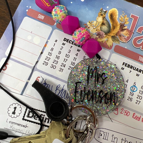 Design Your Own School Themed Lanyard, Personalized School/teacher ...