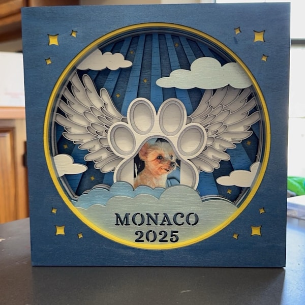 3D Moon Welcome Shadow Box, Floral Svg, 3D Mandala, Flower Shadow Box ...