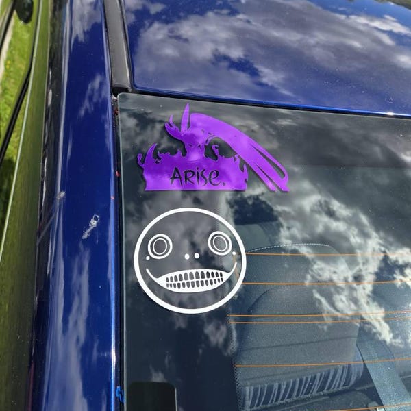 Nier Automata Emil Head Face Vinyl Sticker - Inspired by Square Enix ...