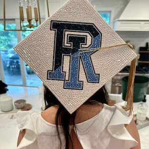 CUSTOM Barbie Jeweled Graduation Cap Topper College Graduation High ...