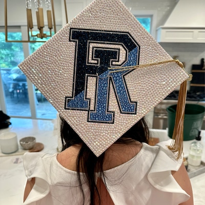 CUSTOM Barbie Jeweled Graduation Cap Topper College Graduation High ...
