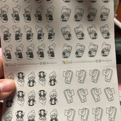 Planner Girl Diet / Lose Weight Printable Planner Stickers, Erin ...