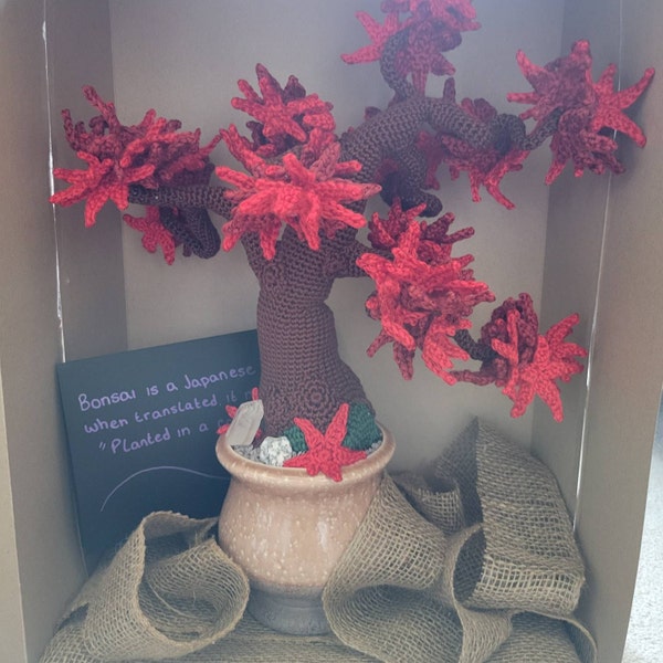 Japanese Red Maple Bonsai in Crochet - Pattern Only - Etsy
