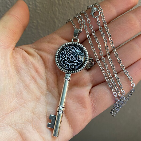 Goddess Hekate Key Symbol Pendant Necklace + Box - Hecate Witchcraft ...