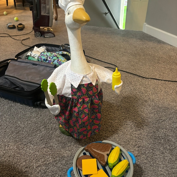 Goose Outfits Pattern for RUFFLED DRESS and Accessories. CHOOSE From 2 ...