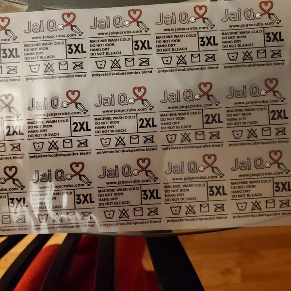 500 Pcs. Tagless T-shirt Labels,tagless Labels, Iron on Printed Labels ...
