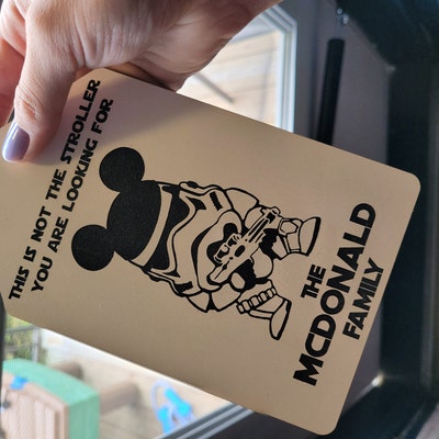 Stroller Tag Star Wars Stroller Spotter Stroller Identifier Disney ...