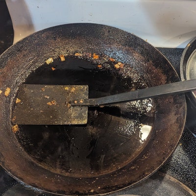 Handcrafted Carbon Steel Spatula - Etsy