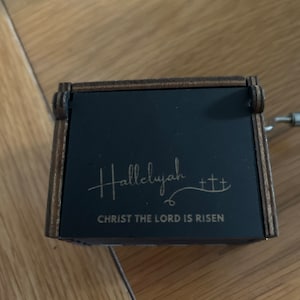Personalised Gift Wooden Music Box Christian Gift - Etsy UK