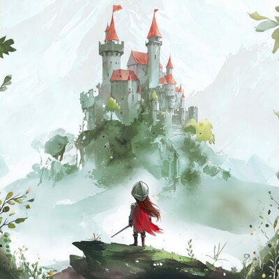 Knight and Castle Birthday Thank You Tags for Kids Editable and ...