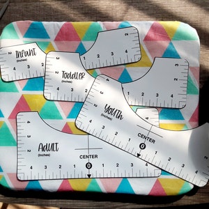 Tshirt Ruler Printable Bundle, T-shirt Alignment Tool Template, Tshirt ...
